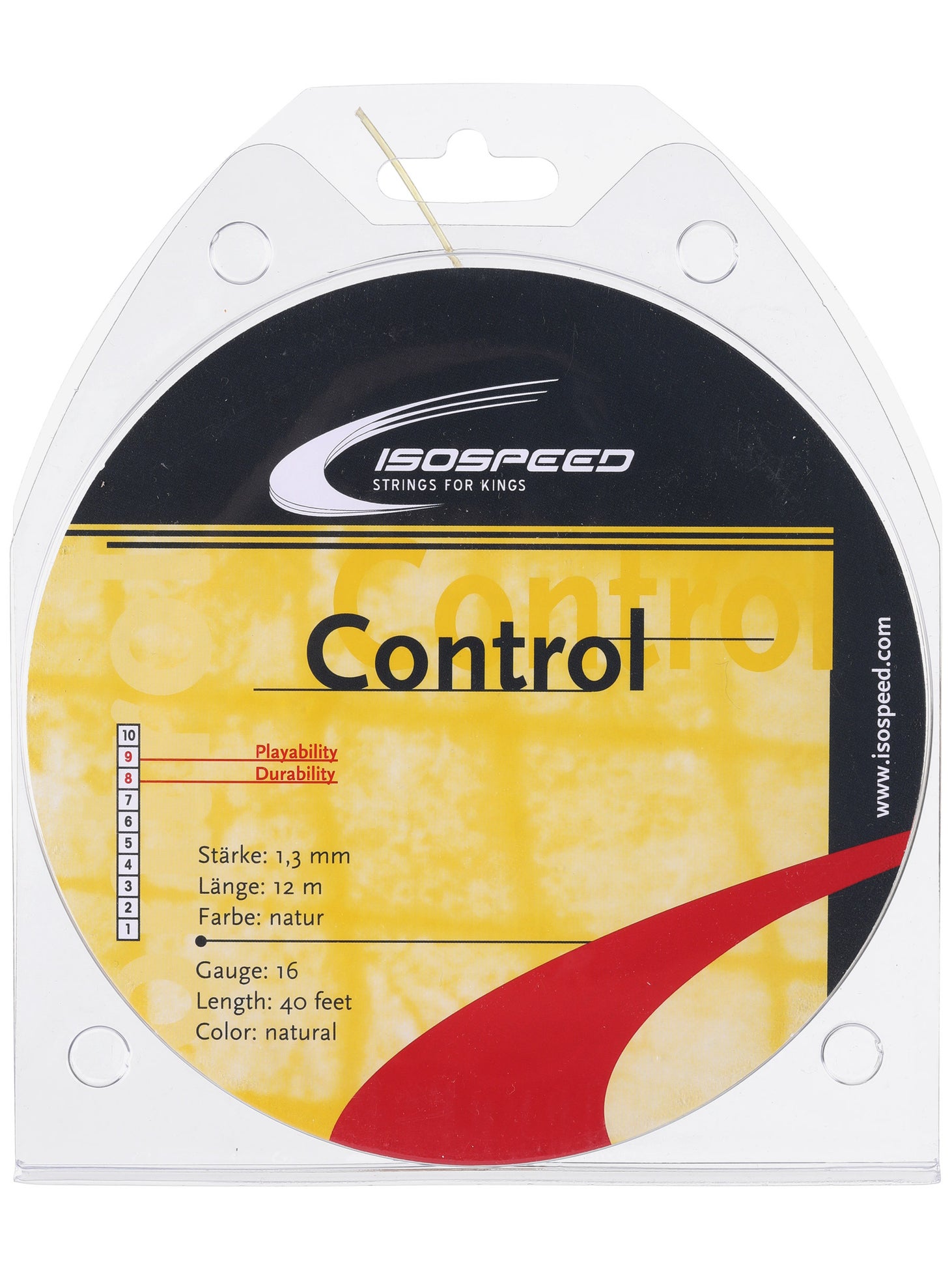 ISOSPEED Control Classic 16/1.30 String | Padel Warehouse